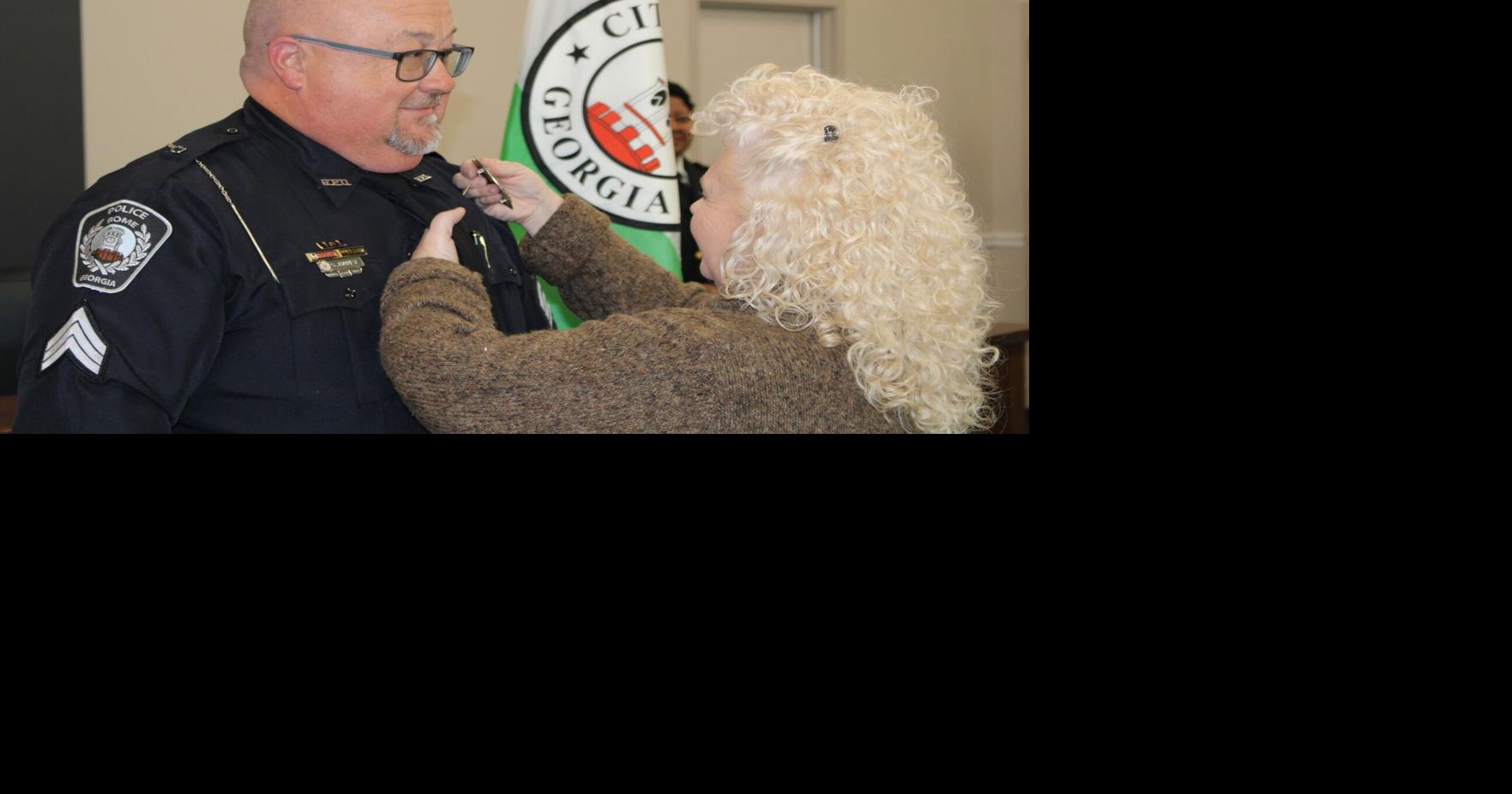 Rome police officers promoted, new officer sworn in | Local News ...