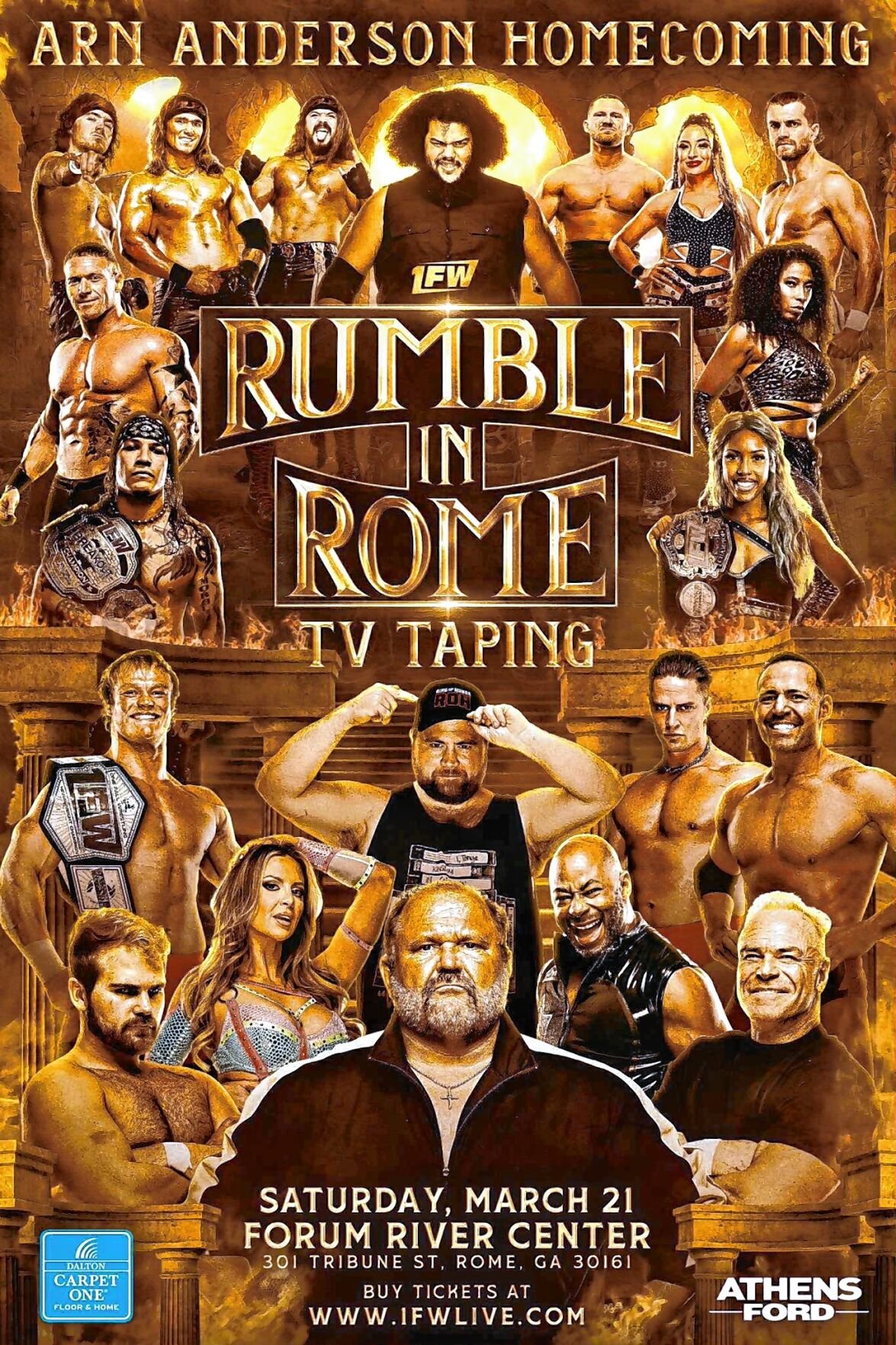 Arn Anderson to headline 'Rumble in Rome' pro wrestling event ...