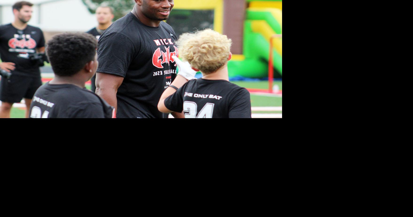 NFL running back Nick Chubb returns with youth football camp at Cedartown High School | Local ...