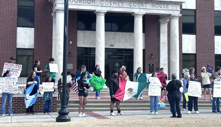 Demonstrations held in downtown Calhoun | Local | northwestgeorgianews.com