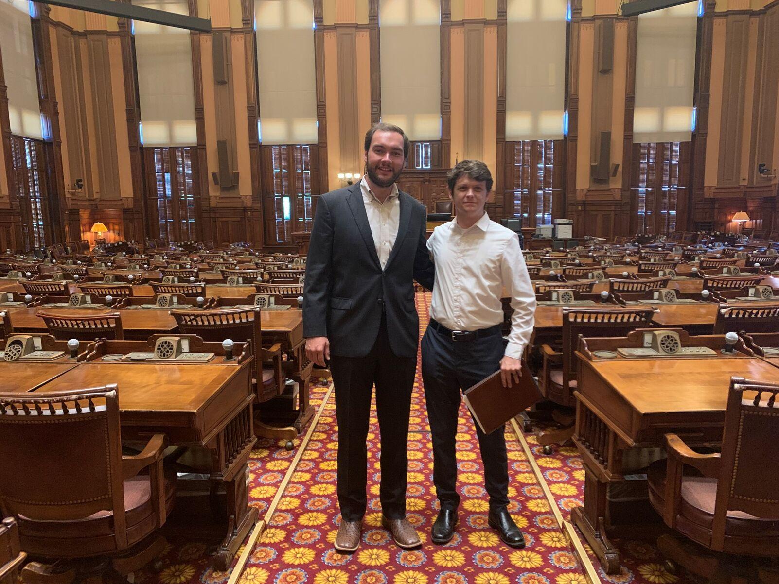 Colton Moore, Mitchell Horner tour Capitol | News ...