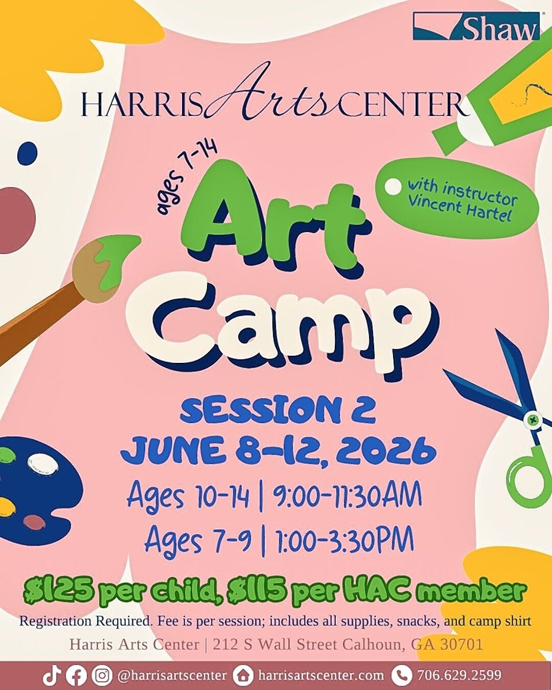 Harris Arts Center’s Art Camp applications still open | Gordon Life ...