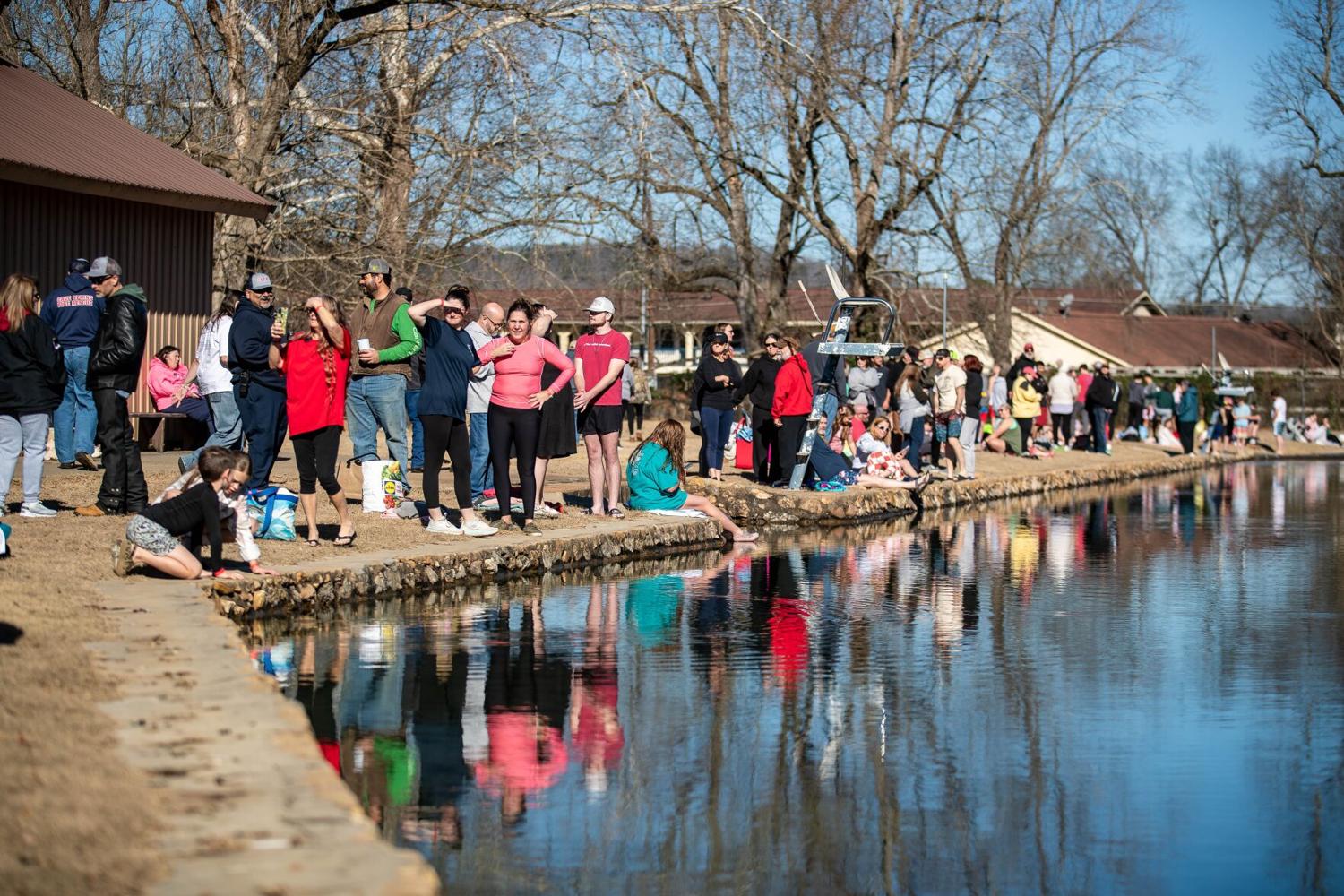 Braving the Cold: Chilly New Year tradition draws record crowd | Local ...