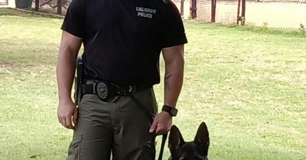 Calhoun Police Department welcomes new K-9 officer | Police/Fire ...