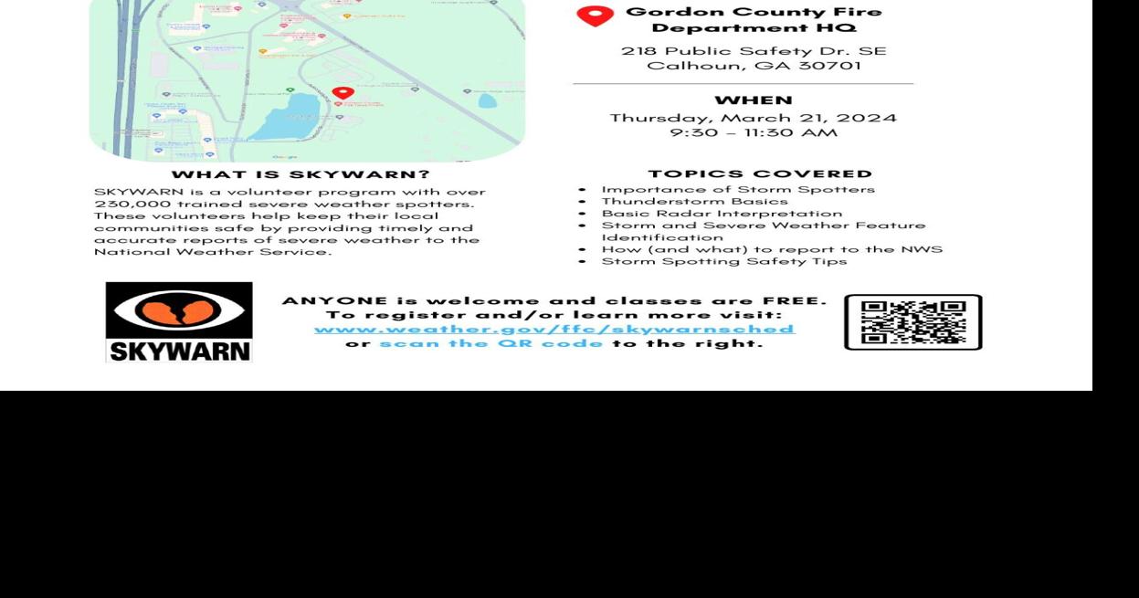 Gordon County EMA to Host Storm Spotter Training | Local ...