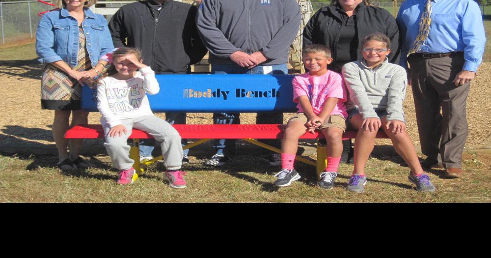 Local store donates ‘Buddy Benches’ to Armuchee Elementary School ...