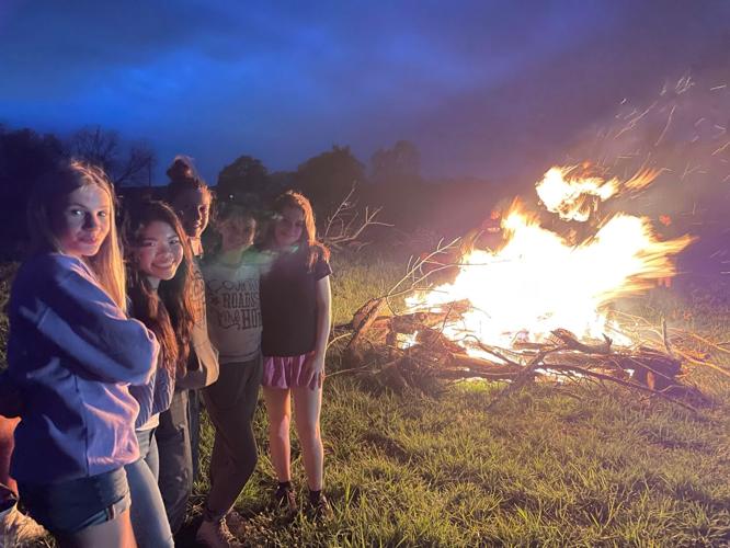 Fellowship at the campground: First Baptist Church student group ...