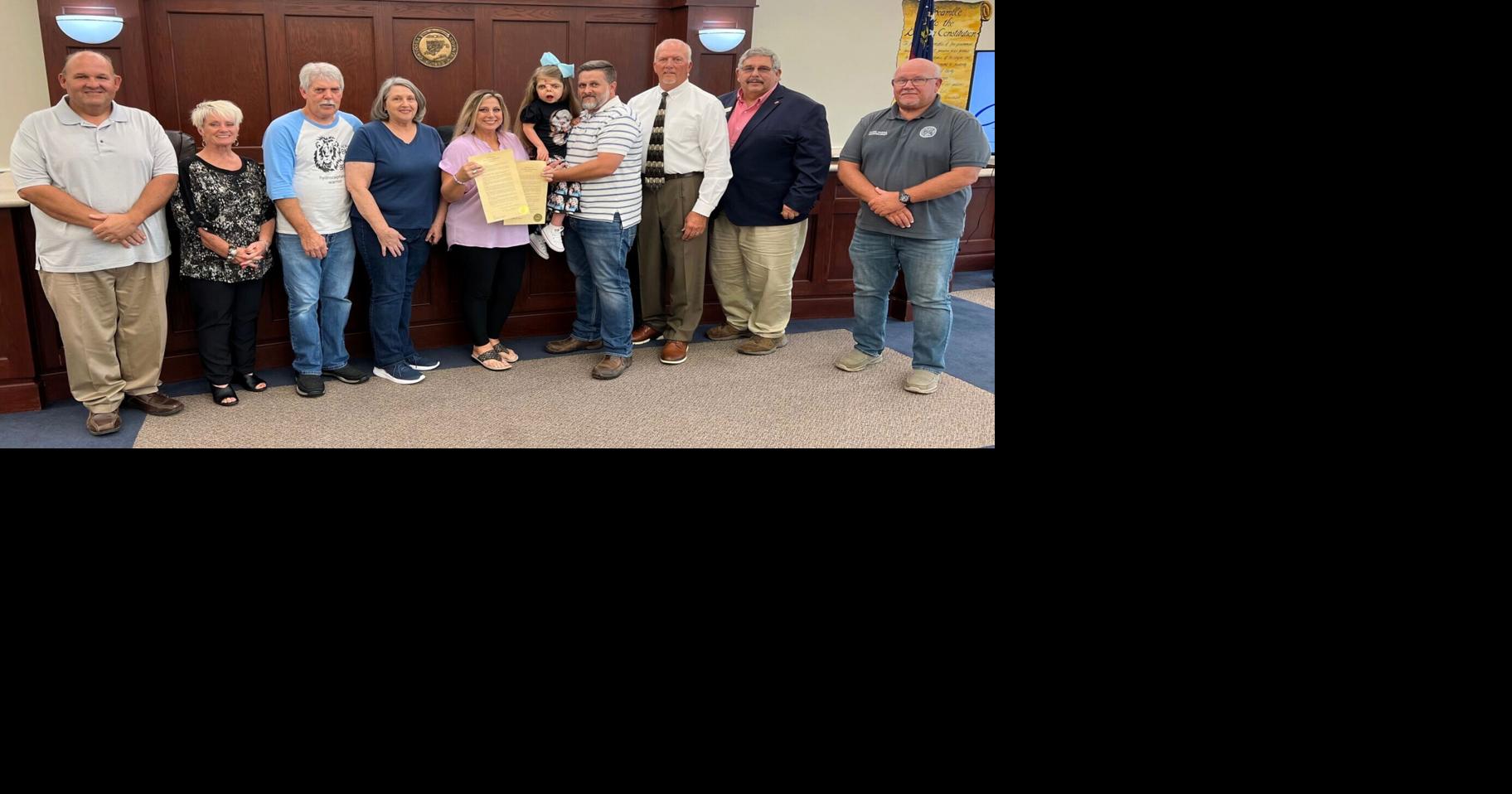 Catoosa commissioners honor Layla Shook with proclamations | News ...