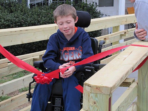 Riley’s ramp: The ribbon-cutting and a boy with wheels | Catoosa Walker ...