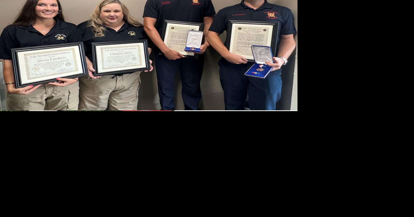 Walker County firefighters, dispatchers recognized for bravery, life ...