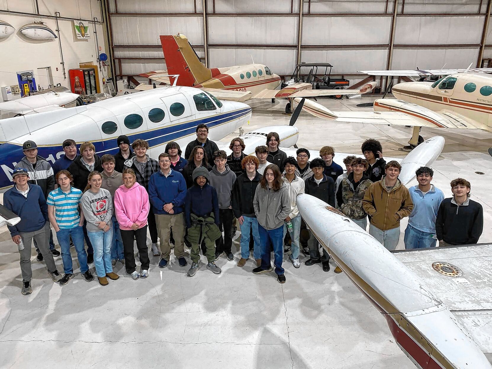 FCS CCA students spend a day aviation training | Education ...