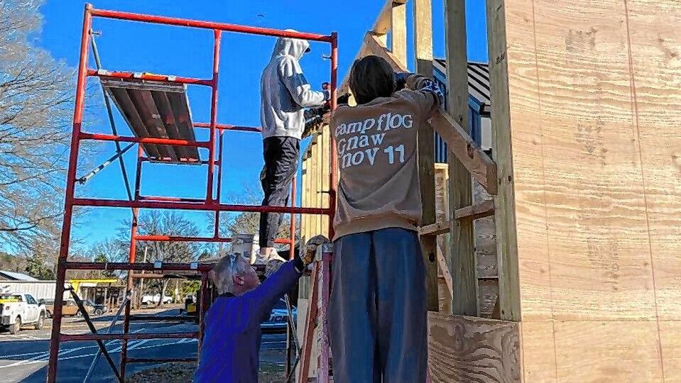 Around Town: Floyd students build their future ... from the ground up ...