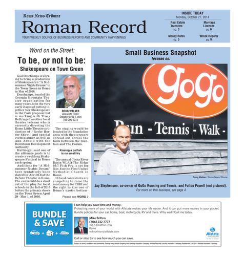 Lots of big deals listed in Monday Roman Record | Business ...