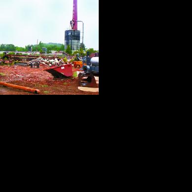 Smaller building at Old Aragon Mill being torn down | Polkfishwrap ...