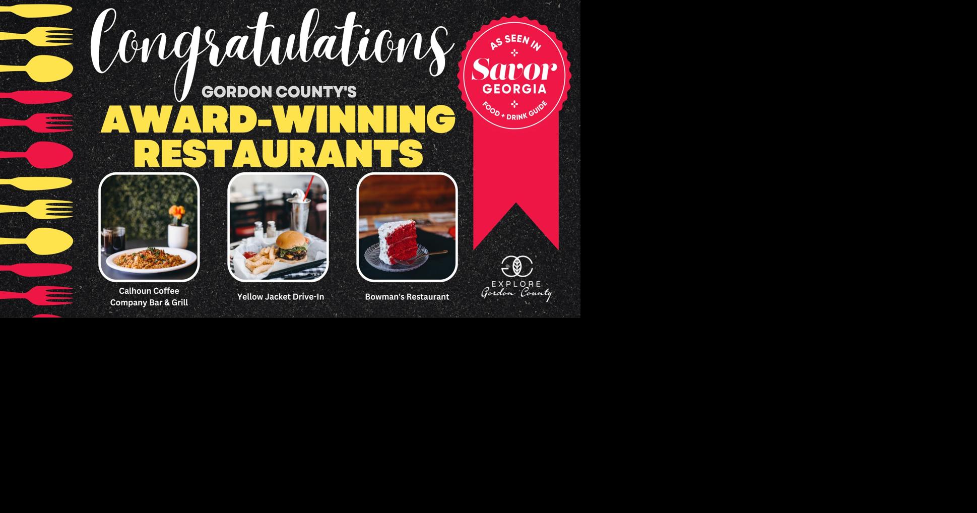 Three Gordon County restaurants featured in Savor Georgia Food Guide ...