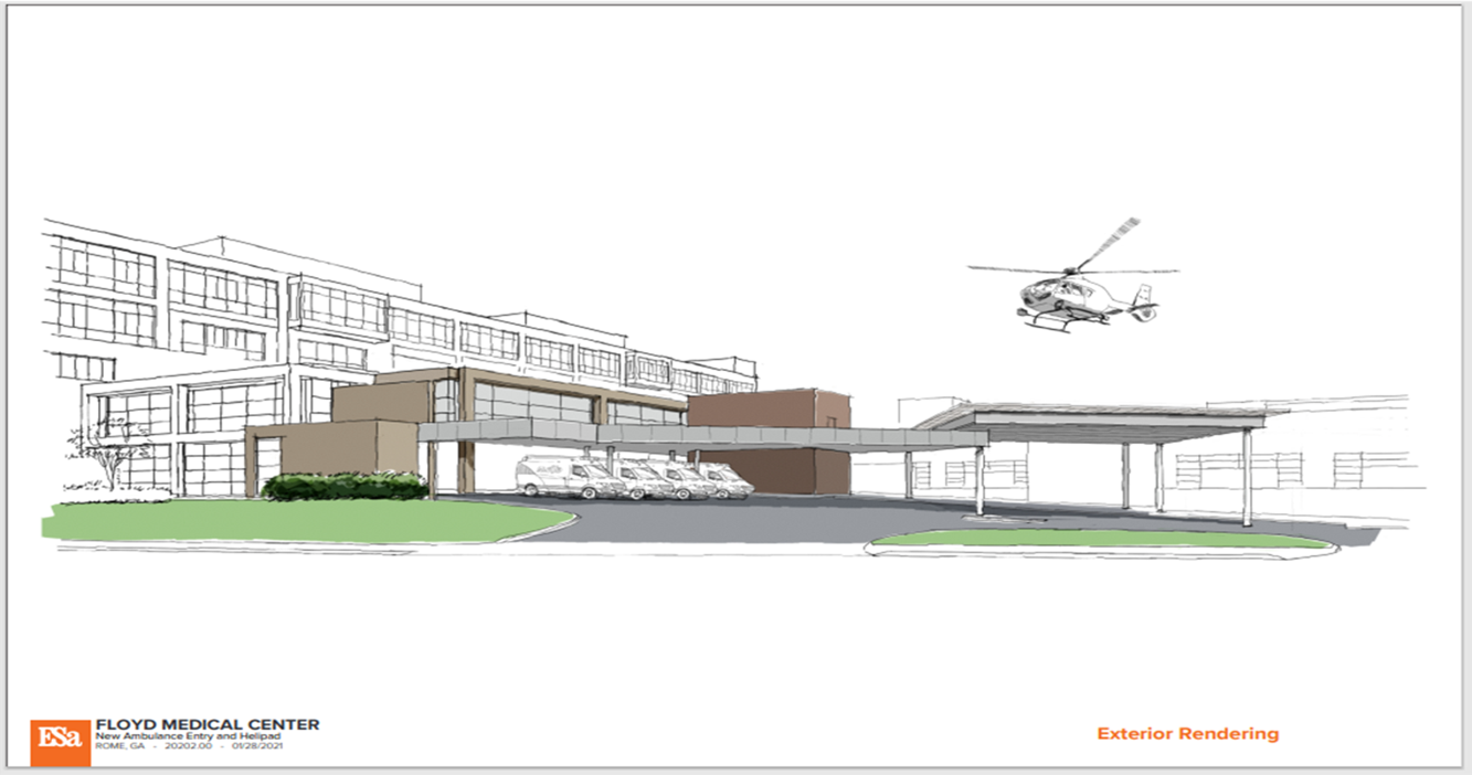 Floyd Medical Center board approves $4 million for raised helipad ...