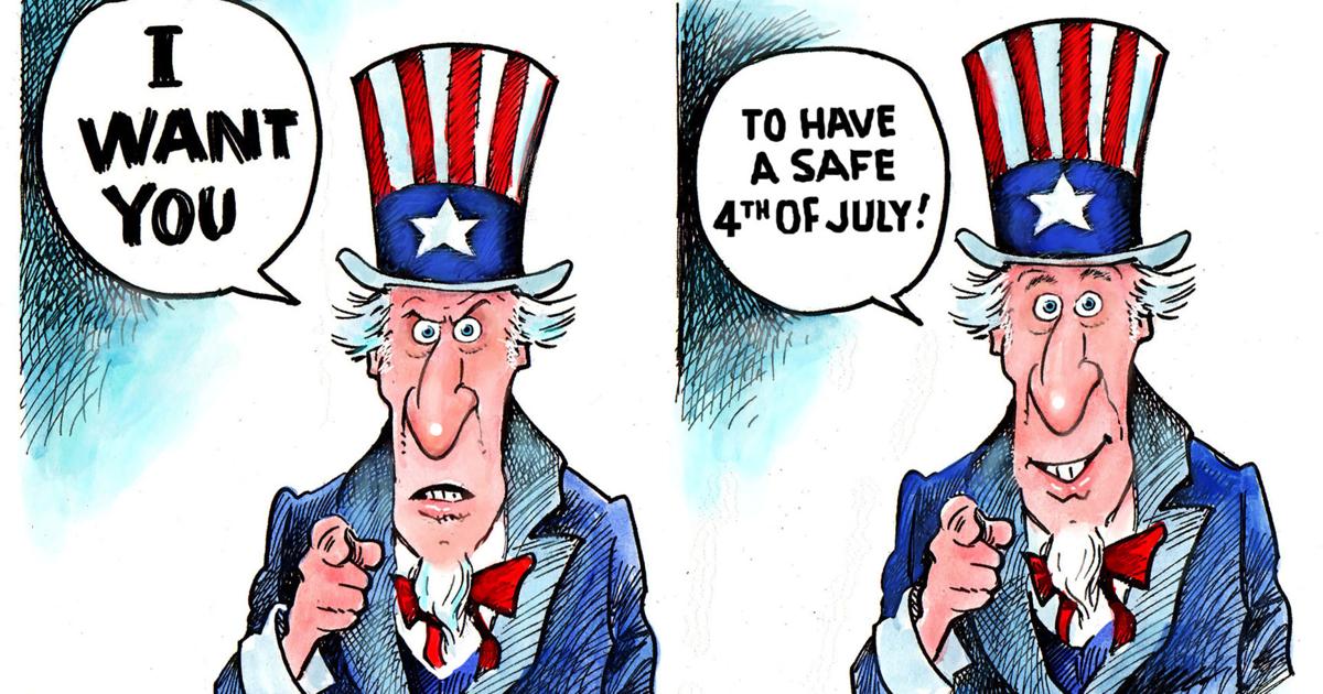 Dave Granlund Cartoon Have A Safe 4th Of July Cartoons