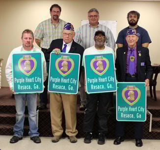Resaca Town Council recognizes Purple Heart City designation with ...