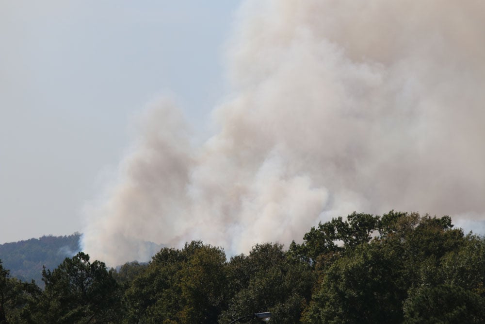 Battling blazes into the night; firefighters suspect U.S. 27 fires were ...