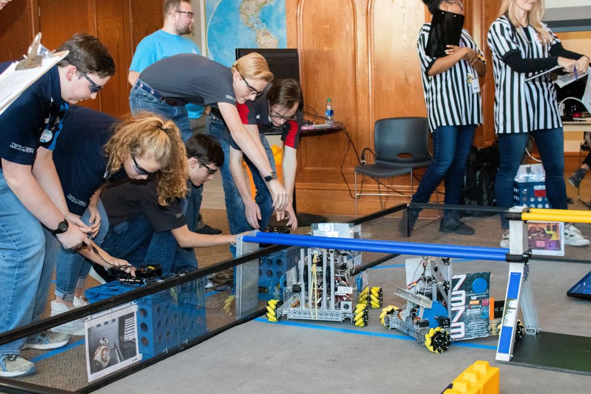 FIRST Robotics tournament at Darlington | Education ...