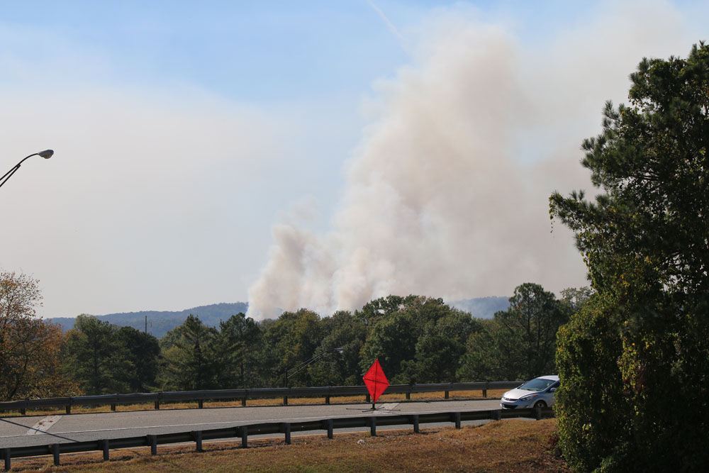 Battling blazes into the night; firefighters suspect U.S. 27 fires were ...