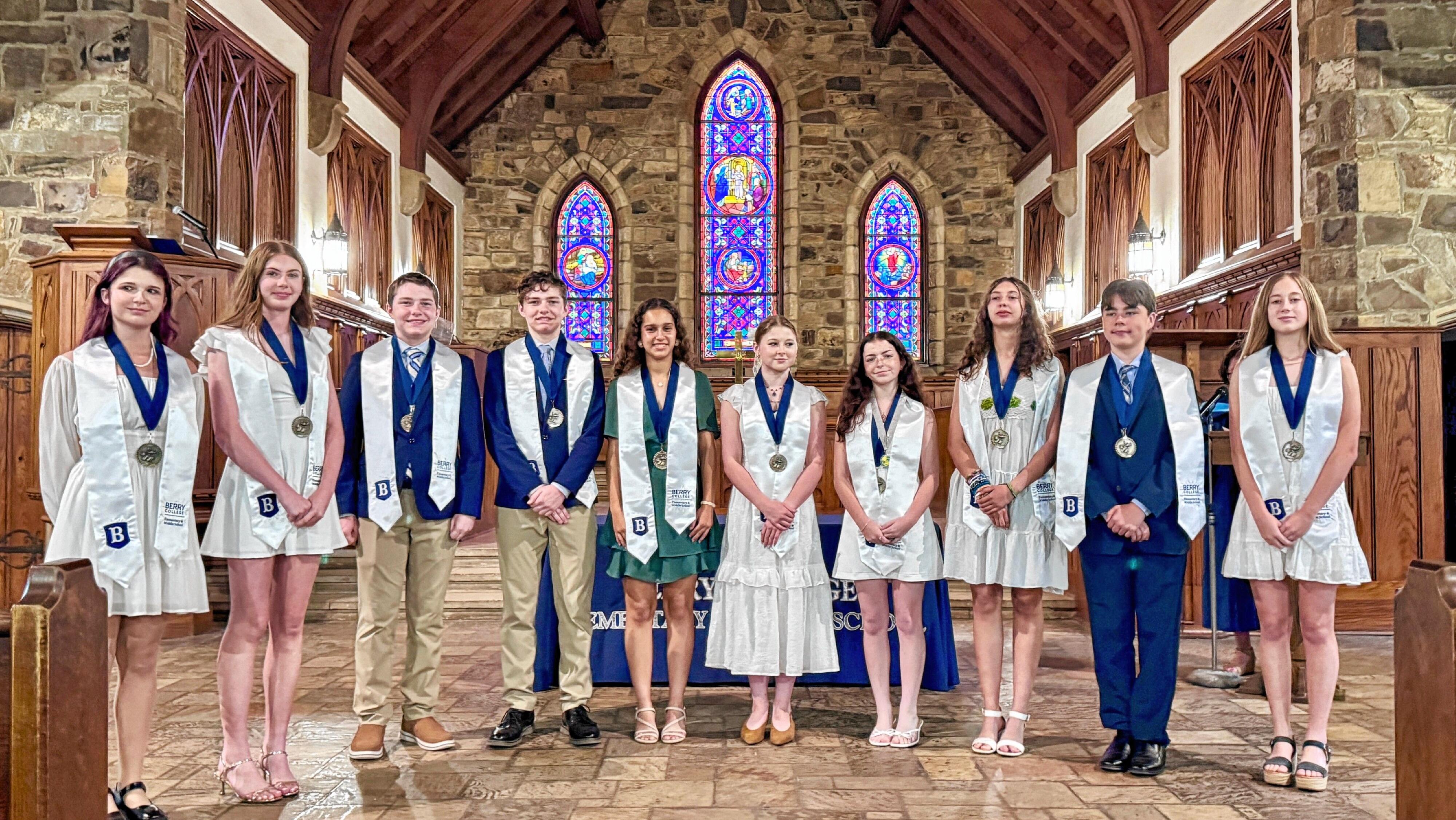 Students bid farewell to the campus elementary and middle school ...
