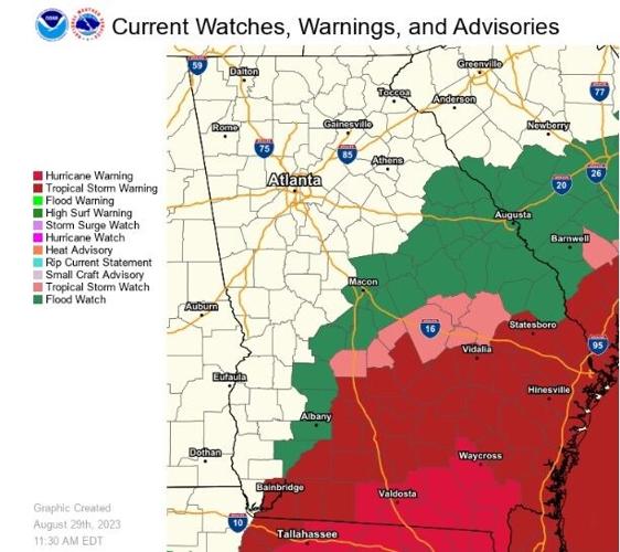 Ware Mechanical weather: Most of Hurricane Idalia's might to felt in ...