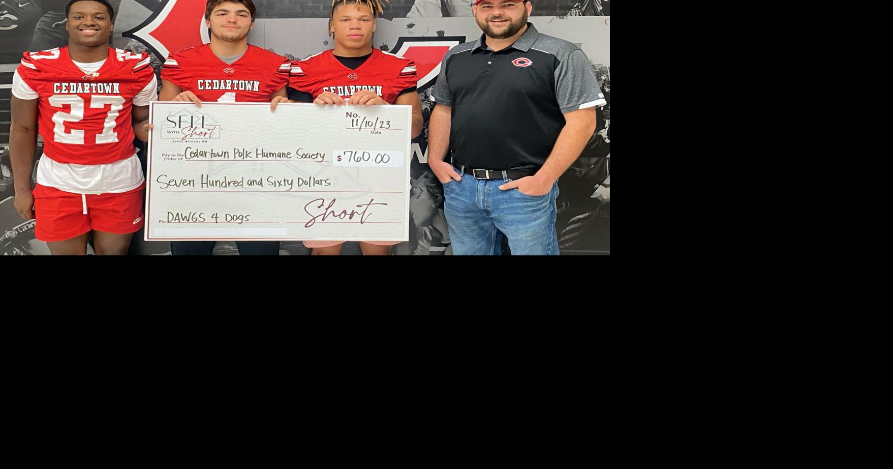 Dawgs 4 Dogs Donates Money to Cedartown-Polk County Humane Society ...