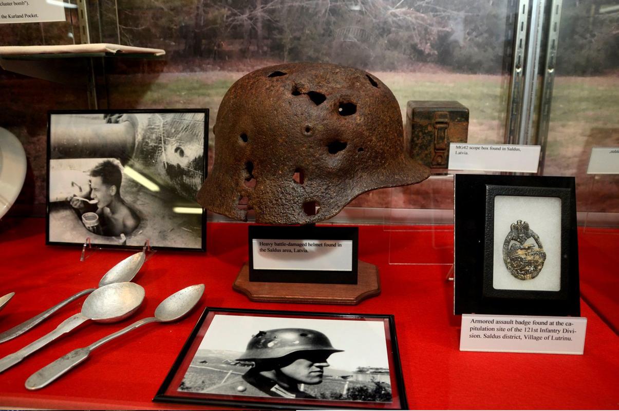 WWII Kurland exhibit at 6th Cavalry Museum in Fort Oglethorpe ...