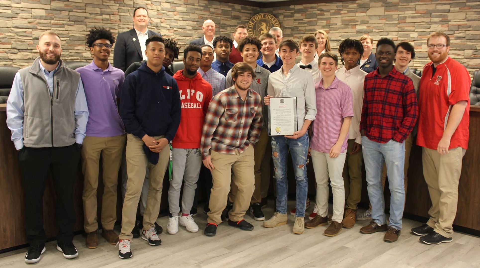 Fort Oglethorpe City Council recognizes LFO Warrior basketball team ...
