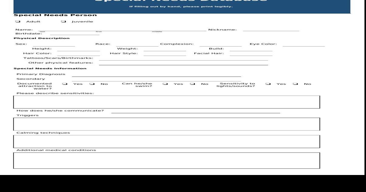 Calhoun Police Department launches database for special needs citizens ...
