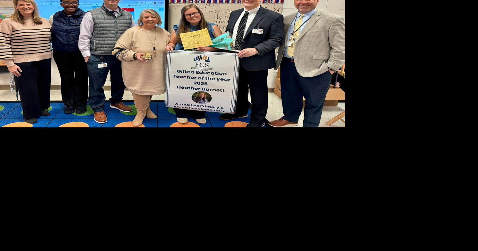 Heather Burnett Named 2025 FCS Gifted Teacher of the Year | Education | northwestgeorgianews.com