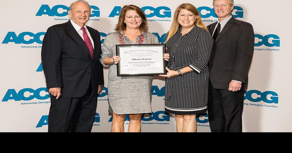 Allison Watters recognized by Georgia’s County Association | Hometown ...