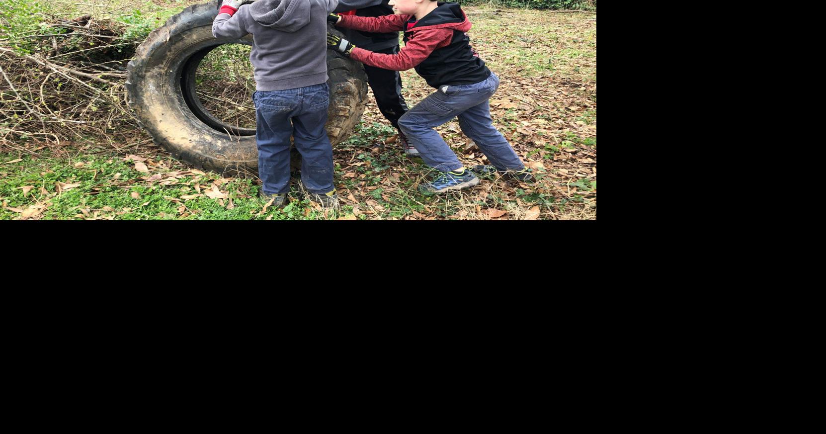 Cub Scouts clean up at East Central | Local News | northwestgeorgianews.com