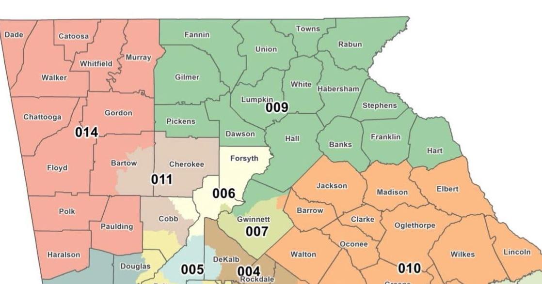 Georgia Senate releases first proposed congressional redistricting map ...