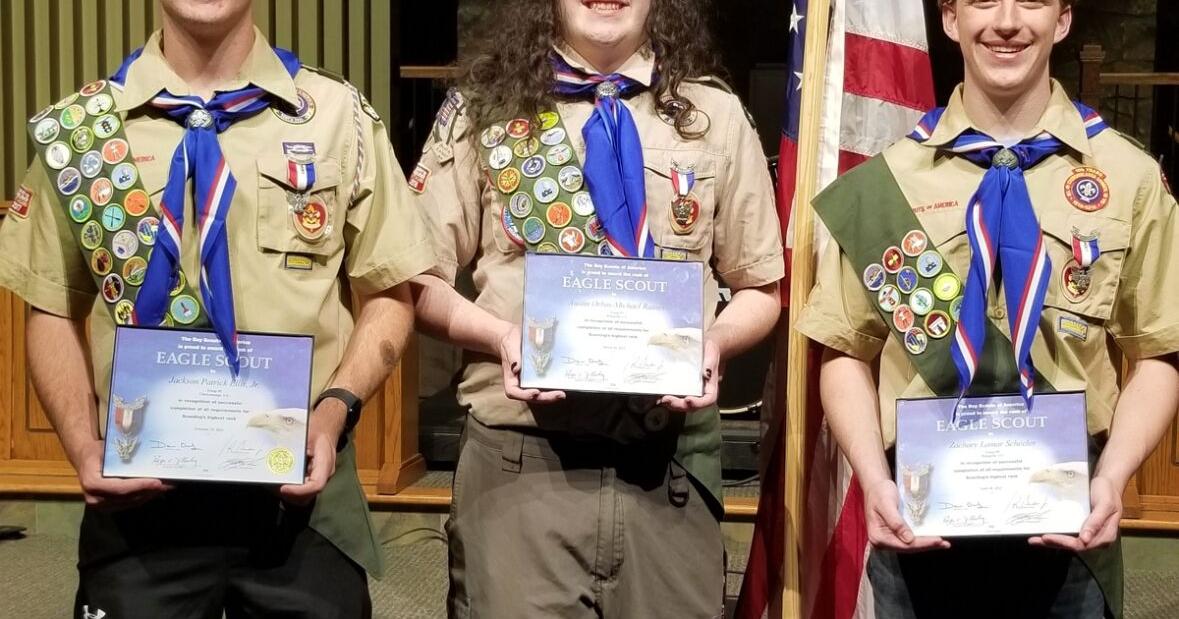 Scouts BSA Troop 99 produces three Eagle Scouts | Lifestyles ...
