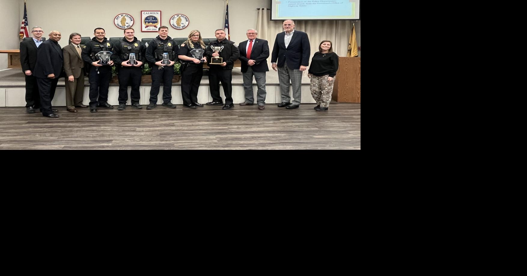 Calhoun Police Department Presented Highway Safety Awards | Local ...