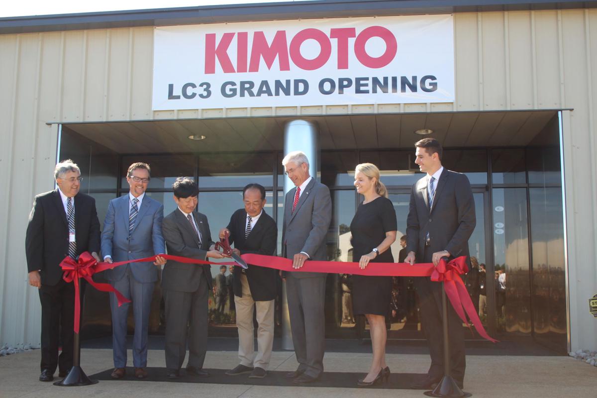 Officials gather to celebrate new production line at Kimoto Tech ...