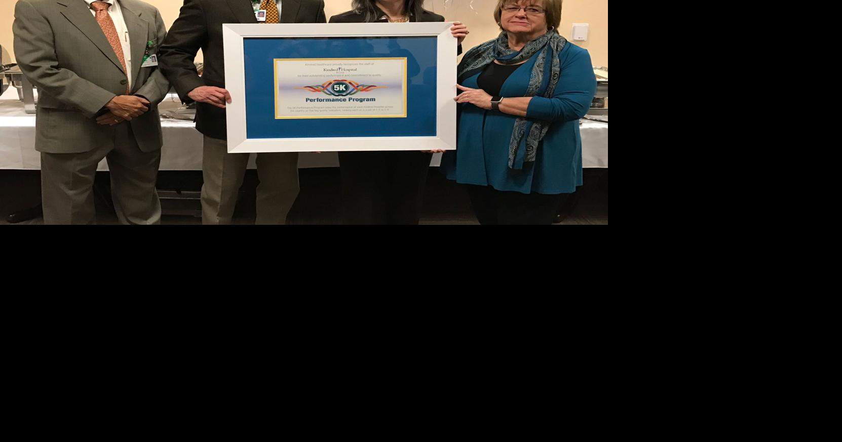 Kindred Hospital of Rome receives 5K Performance Program award for 2016 ...