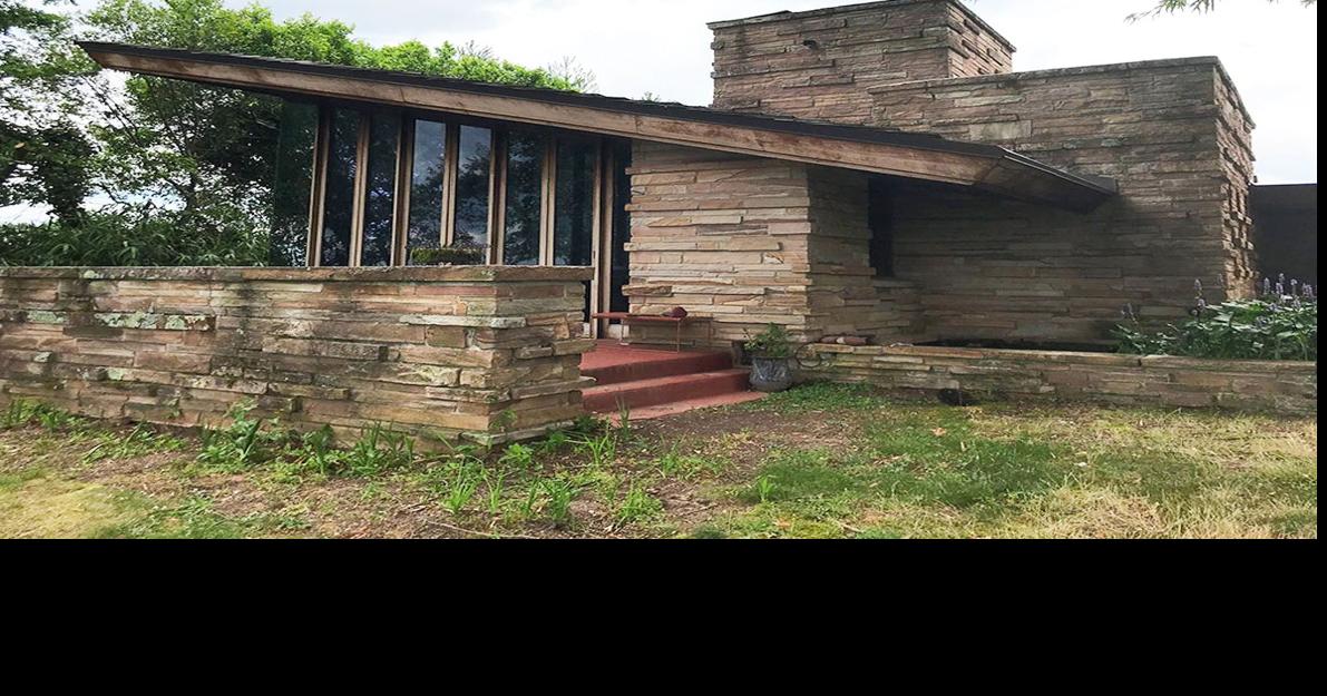 Tour at the Frank Lloyd Wright's Shavin House in Chattanooga in July ...