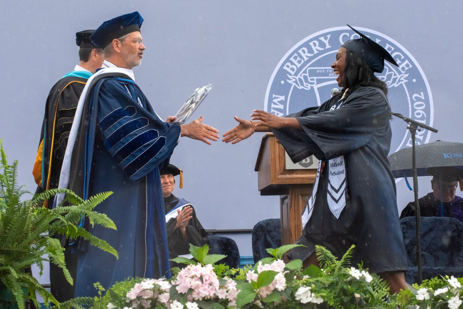 A Graduation For Students And A President: Berry College Graduation ...