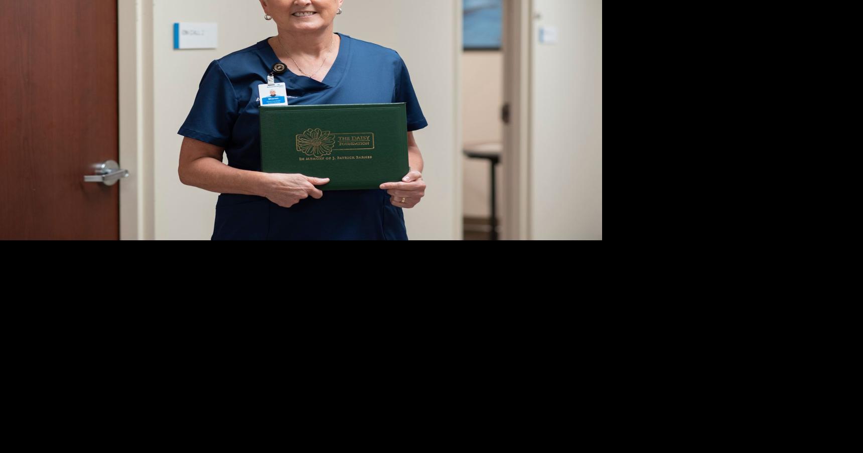 Sharon Bass receives DAISY Award from AdventHealth Gordon | The Calhoun ...