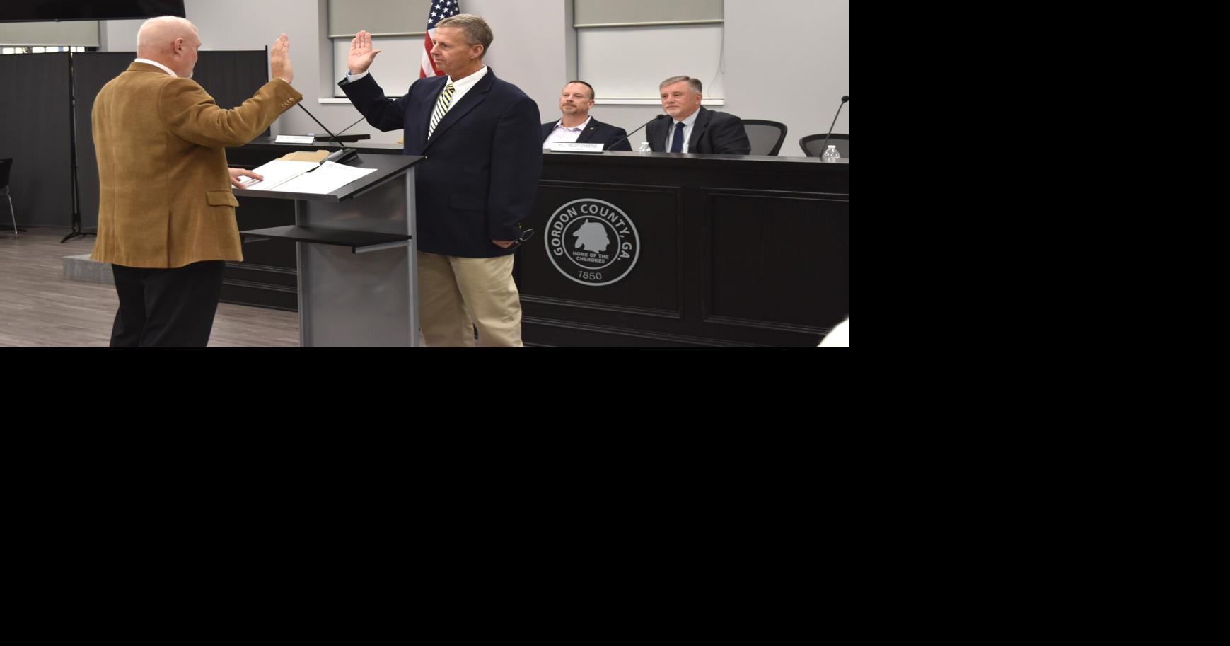 Abernathy Sworn in as Gordon County Commissioner | Local ...