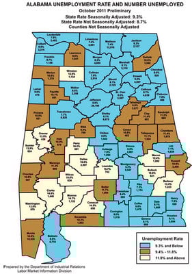 Alabama’s October unemployment rate experiences significant drop ...