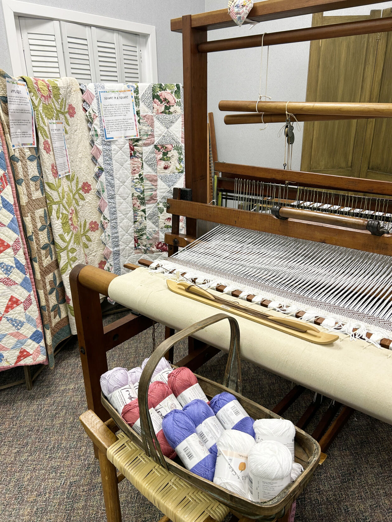 Historical society displays new loom for August as part of month-long ...
