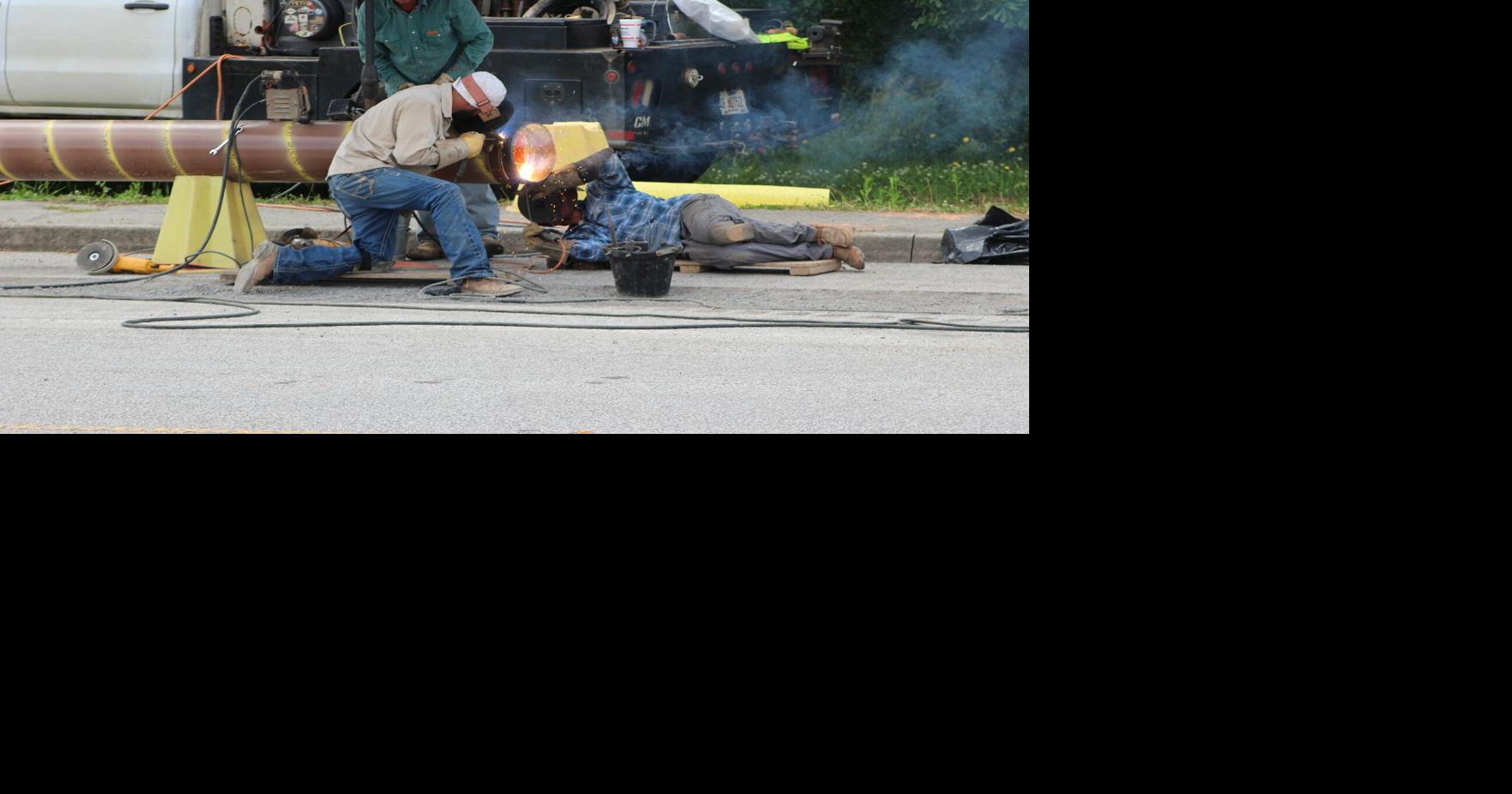 Pipeline project still stuck at Burwell Creek, making adjustments for ...
