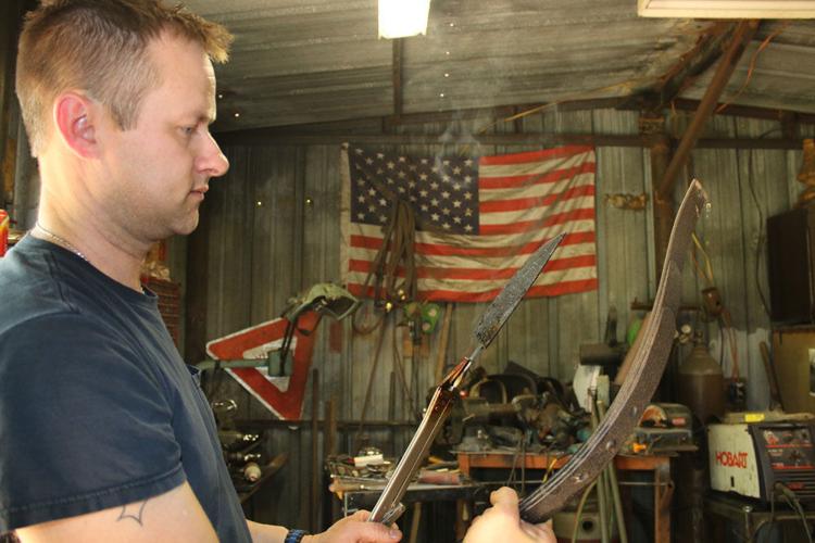 Chad Matthews making knives and guns | Gallery | northwestgeorgianews.com