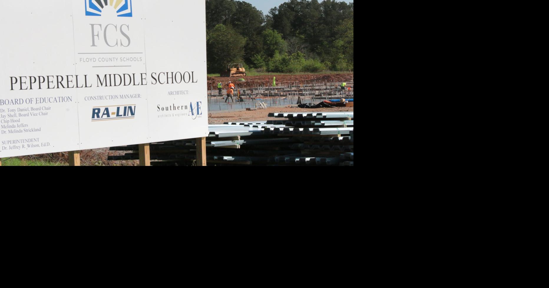 Crews making headway at Pepperell Middle School site | Education ...