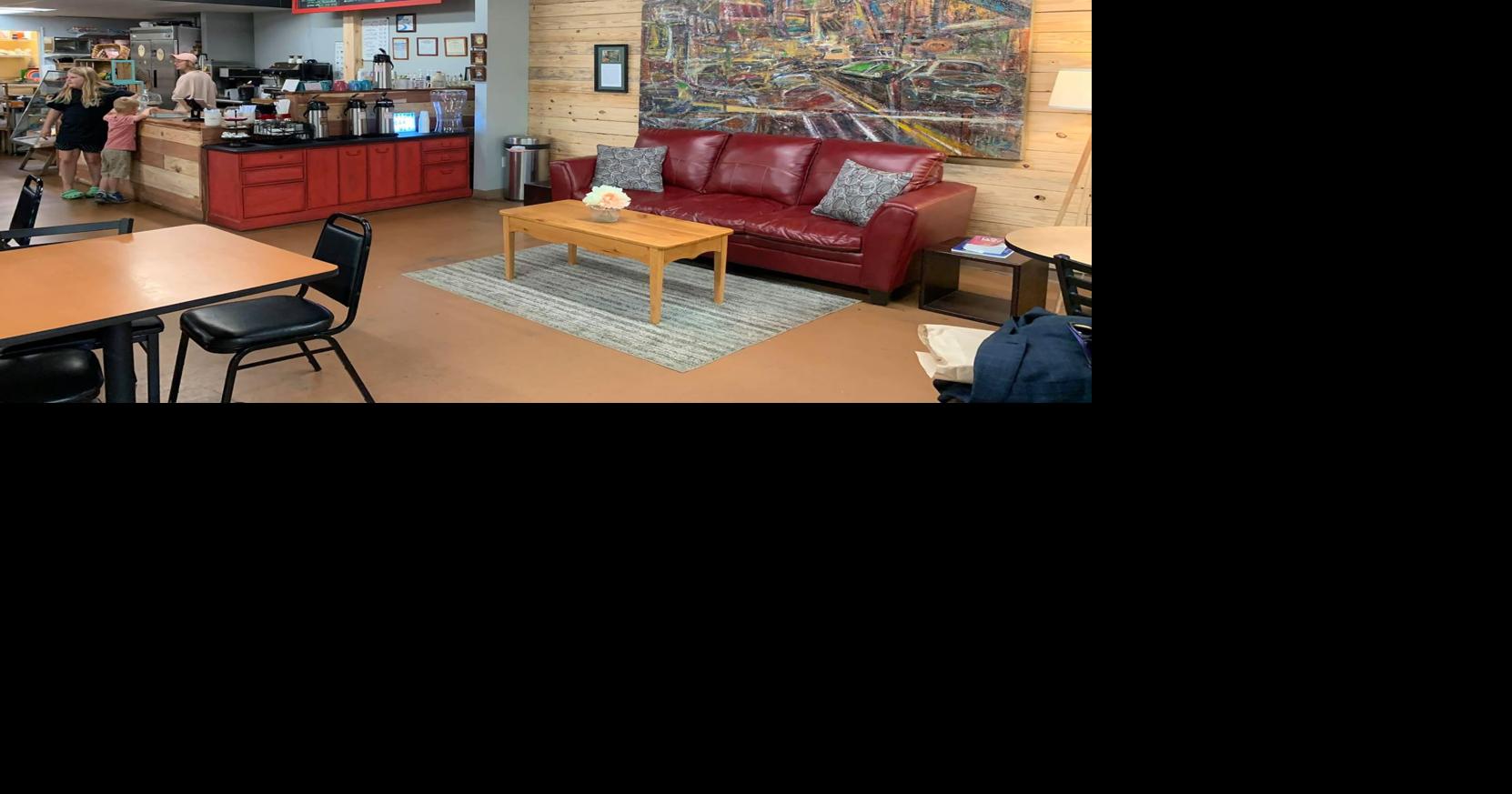 Huge abstract painting of Ringgold by Keith Abney at Caffeine Addicts ...