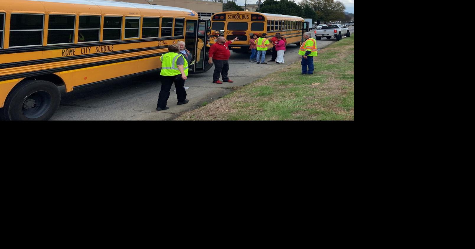 Three Rome City Schools buses involved in wreck on Second Avenue at ...